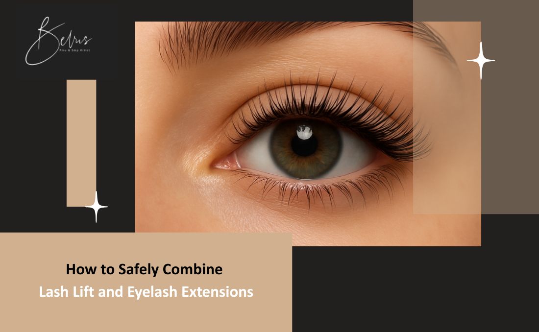 before and after lash extensions