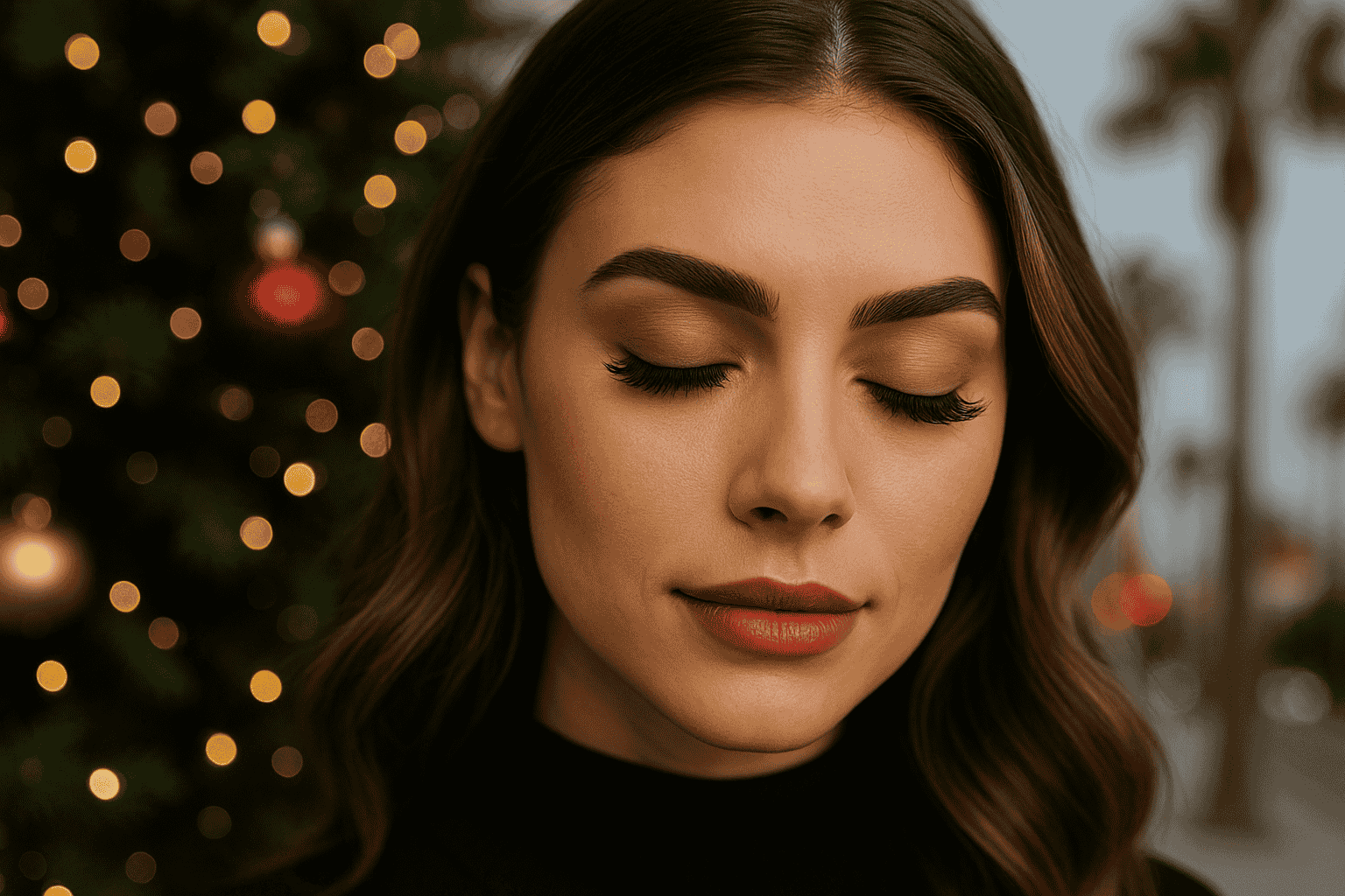 Christmas-Ready Lashes & Brows in Los Angeles | Holiday Beauty Guide